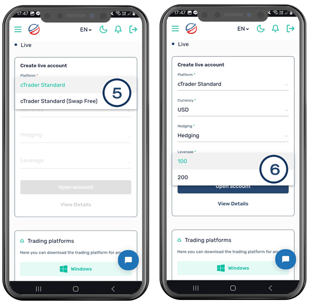 Open Account For MT5 and cTrader – With Best Forex Broker