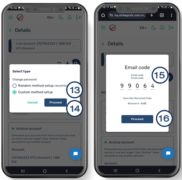 Reset your trading account password – With Best Forex Broker